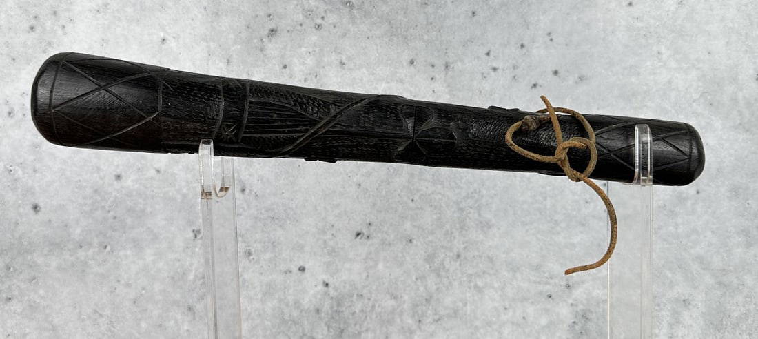 Ww2 South Pacific Ebony Night Stick Club Sap Auction