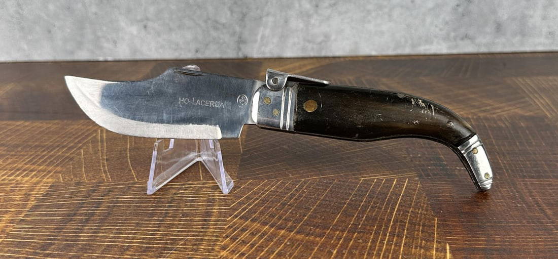 Ho Lacerda Gypsy Horn Handle Folding Pocket Knife Auction