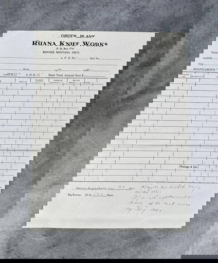 Rudy Rh Ruana Bonner Montana Order Form