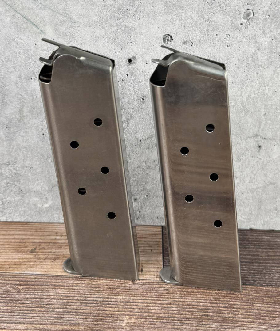 Stainless Colt .45 Auto 1911 Pistol Magazines Auction
