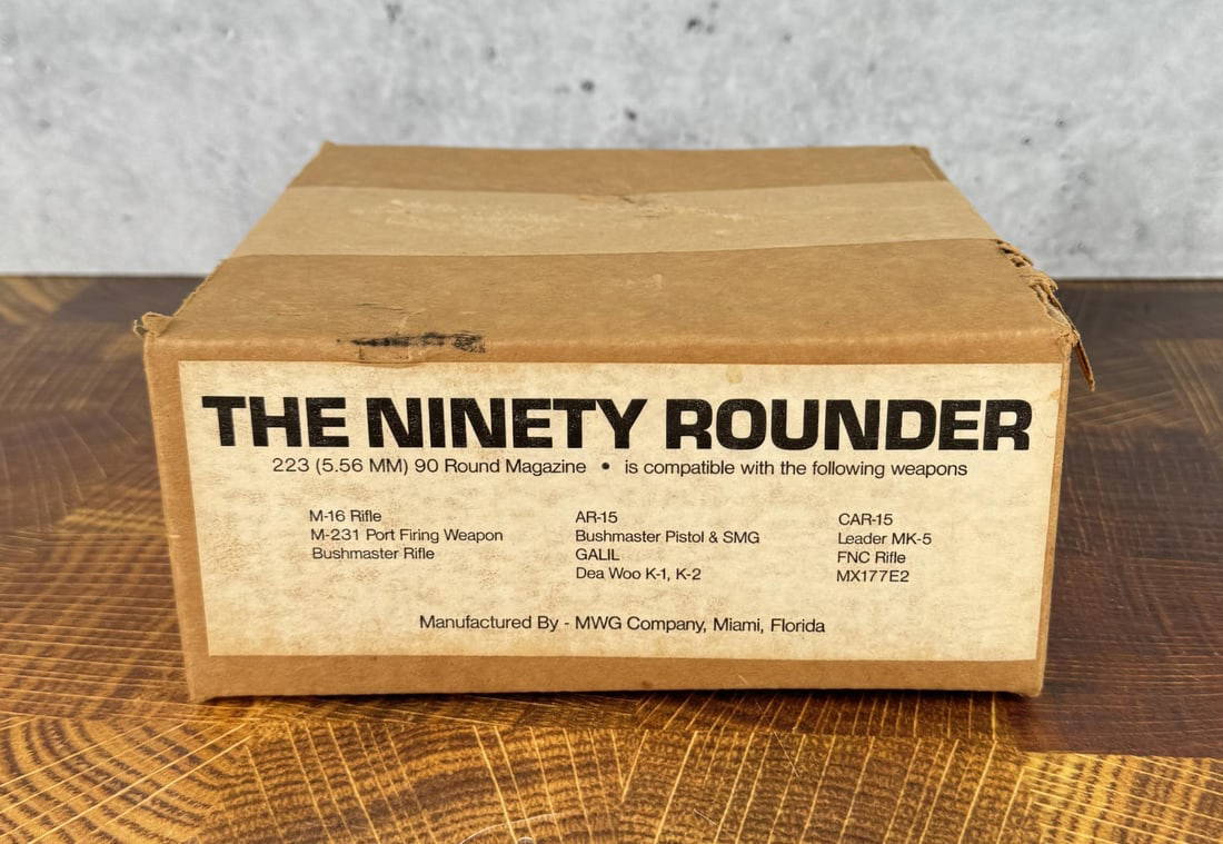 Mwg The Ninety Rounder Ar15 90 Round Magazine Auction