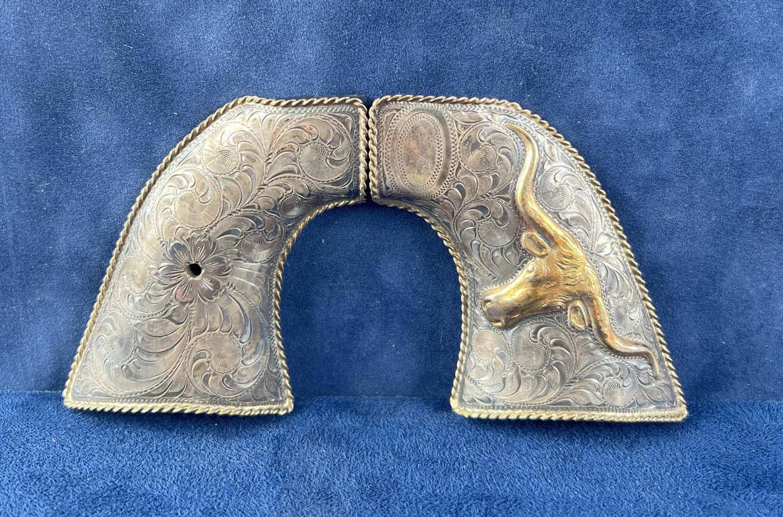 Edward H. Bohlin 14k Sterling Single Action Grips Auction