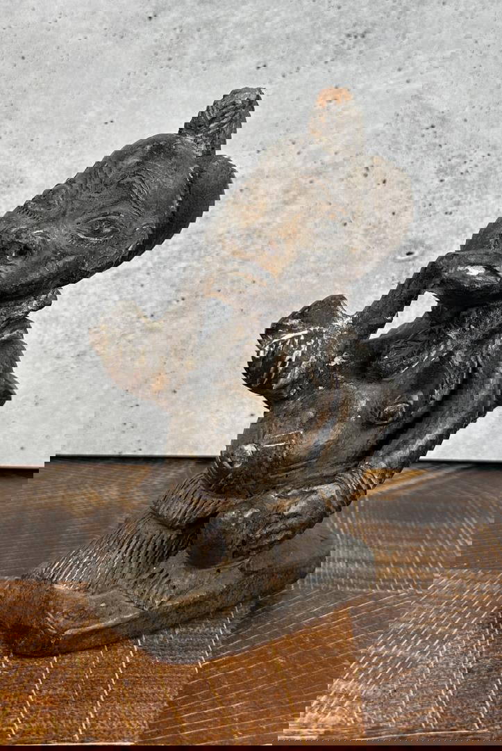 Bamileke Cameroon Clay African Wisdom Pipe Auction