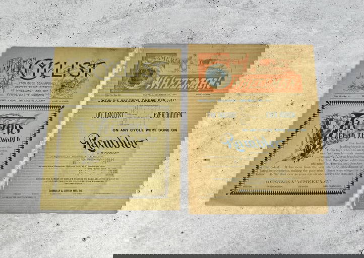 The American Cyclist Wheelman Bicycle Magazines