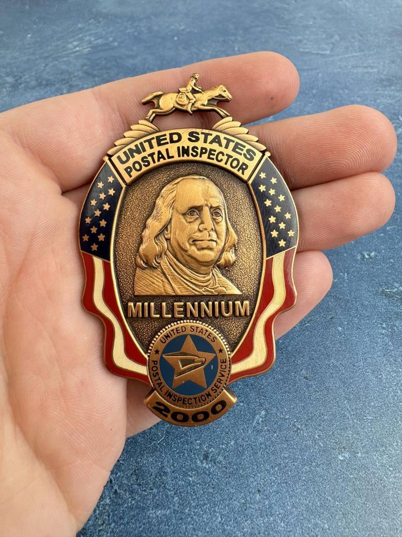 United States Postal Inspector Millennium Badge Auction