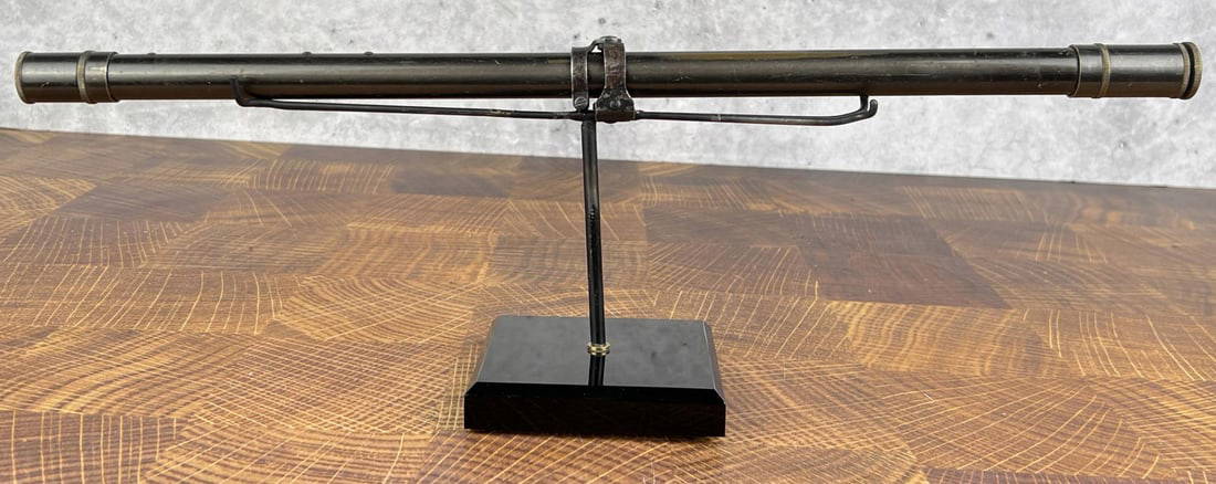 Antique Brass Winchester 8-x Rifle Tube Scope Auction