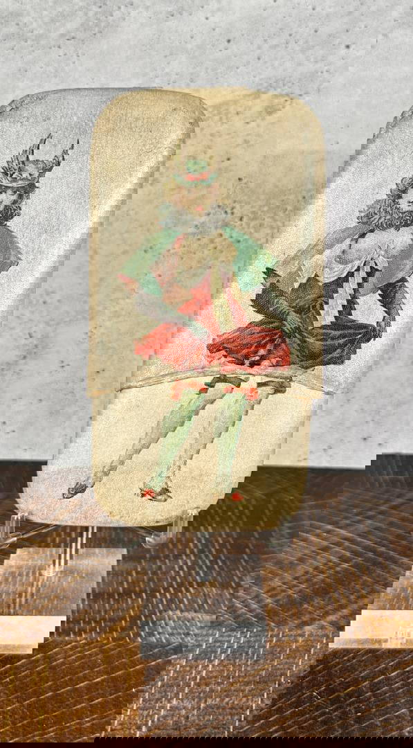 Antique Risque Naughty Cigar Case Advertising Auction