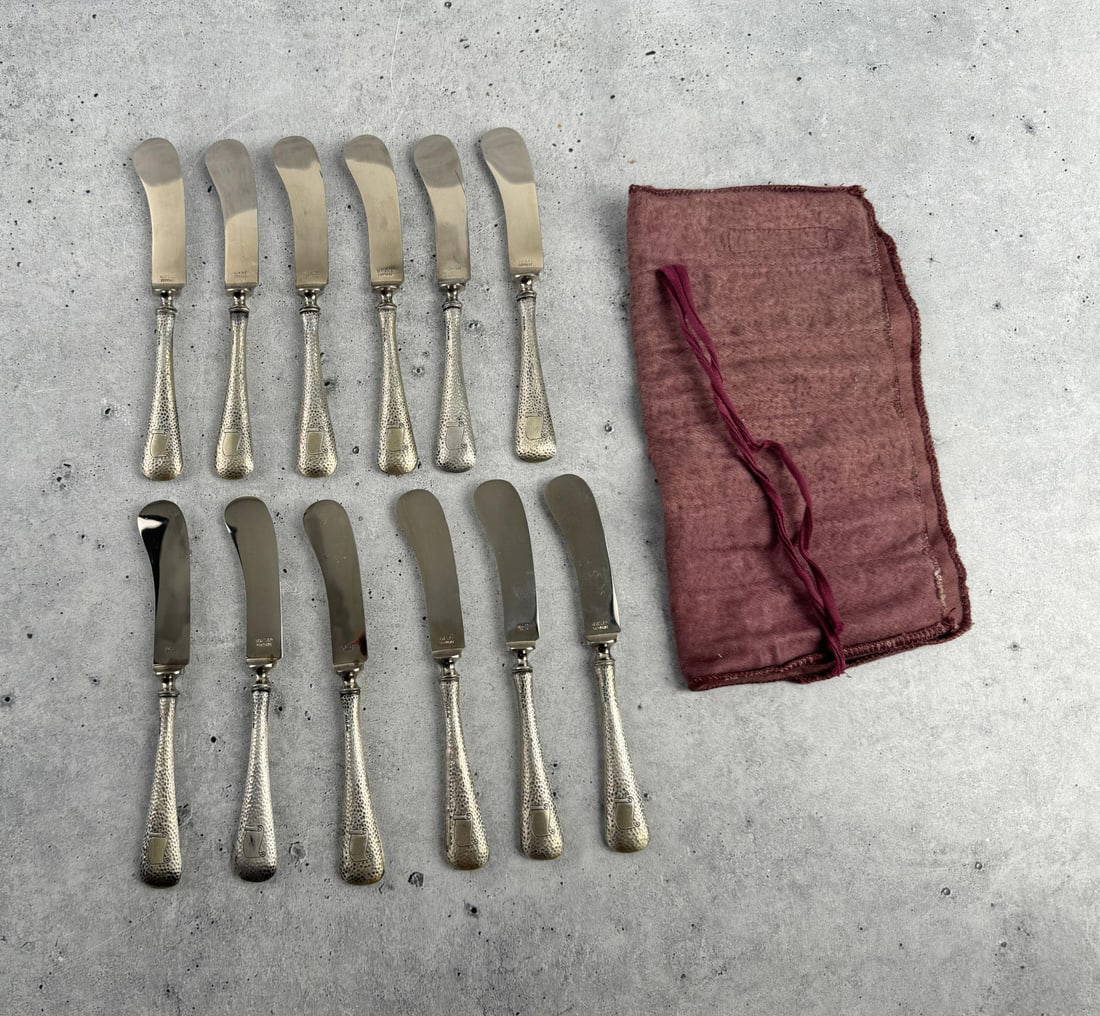 Sterling Silver Handled Whs Germany Butter Knives Auction