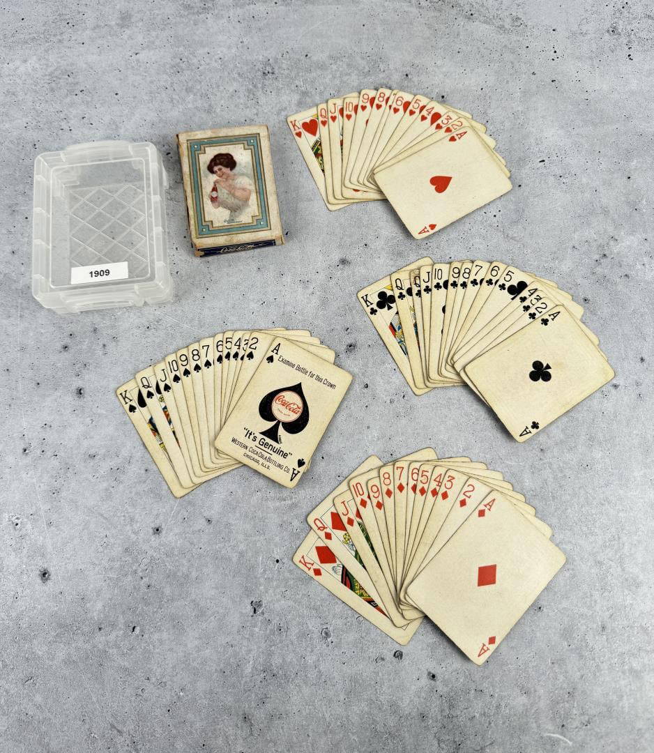 1909 Coca Cola Playing Cards Auction