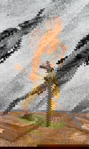 Harry Andrew Jackson Trapper Ii Bronze