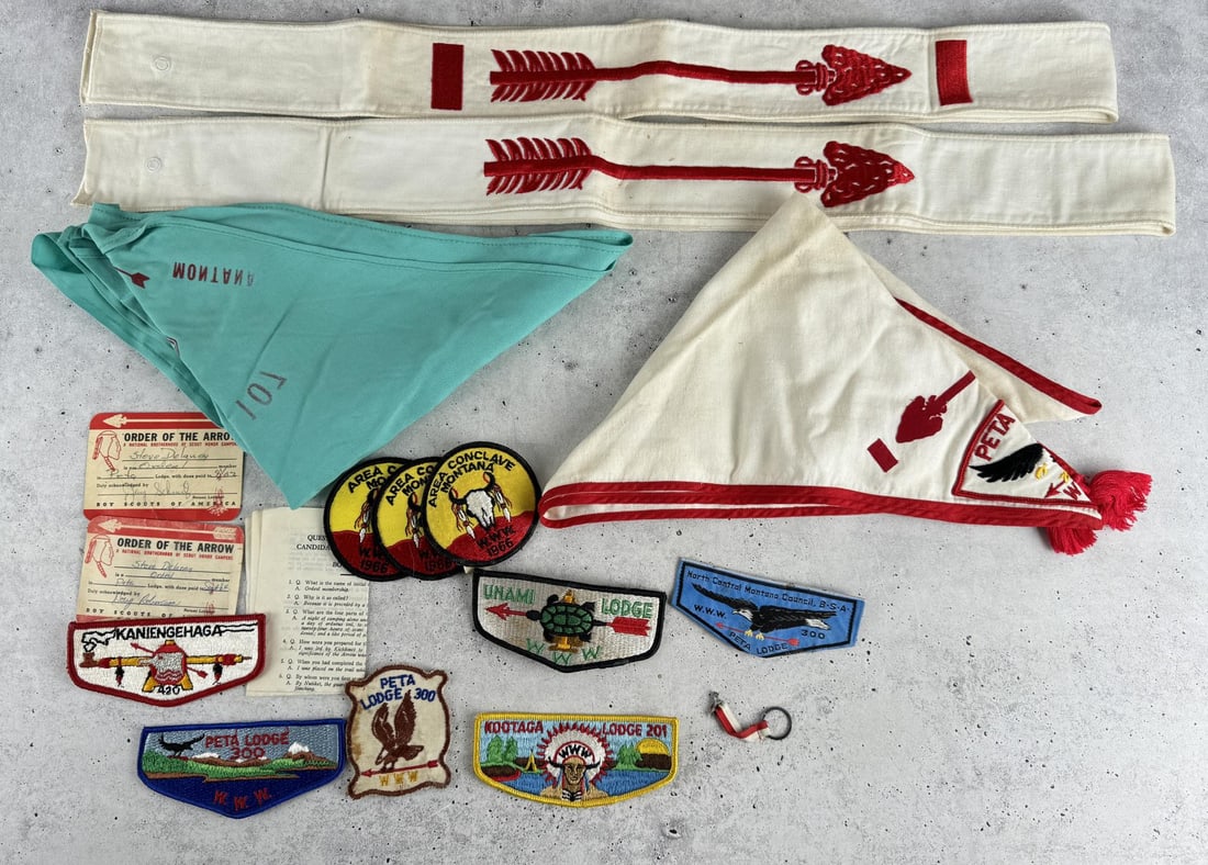 Boy Scout Order Of The Arrow Patches Auction