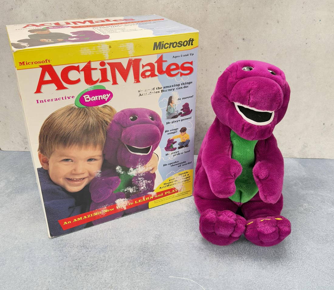 Microsoft Actimates Interactive Barney Toy Auction