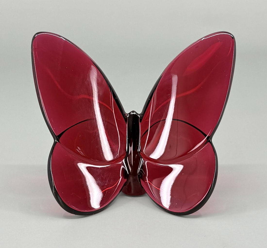 Baccarat Lucky Butterfly Paperweight Auction