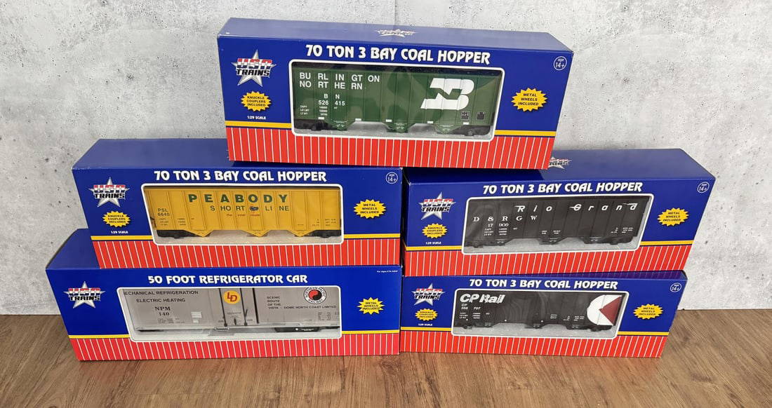 Group Of Usa Trains G Scale Rolling Stock Cars Auction