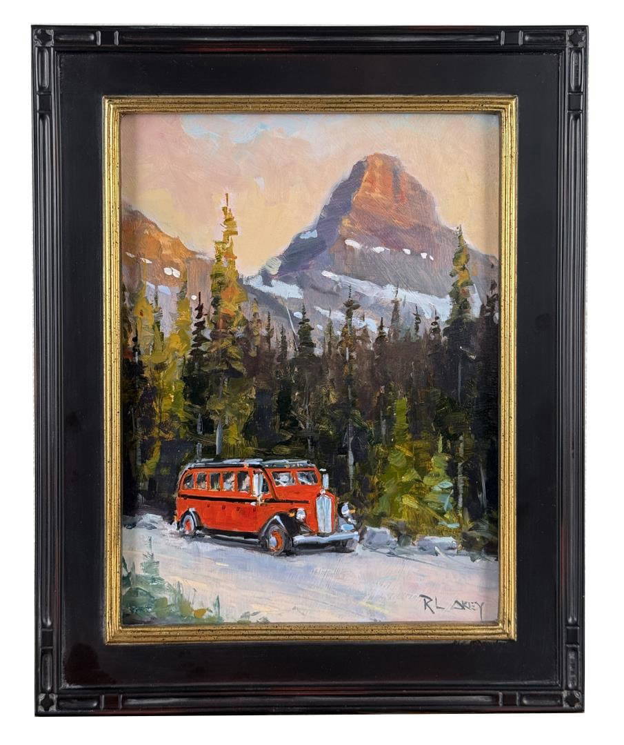Rob Akey Glacier National Park Montana Painting Auction
