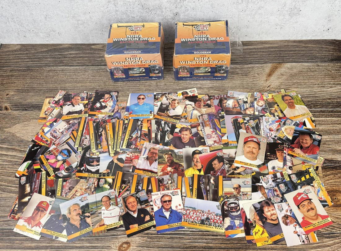 1992 Nhra Winston Drag Racing Cards Auction