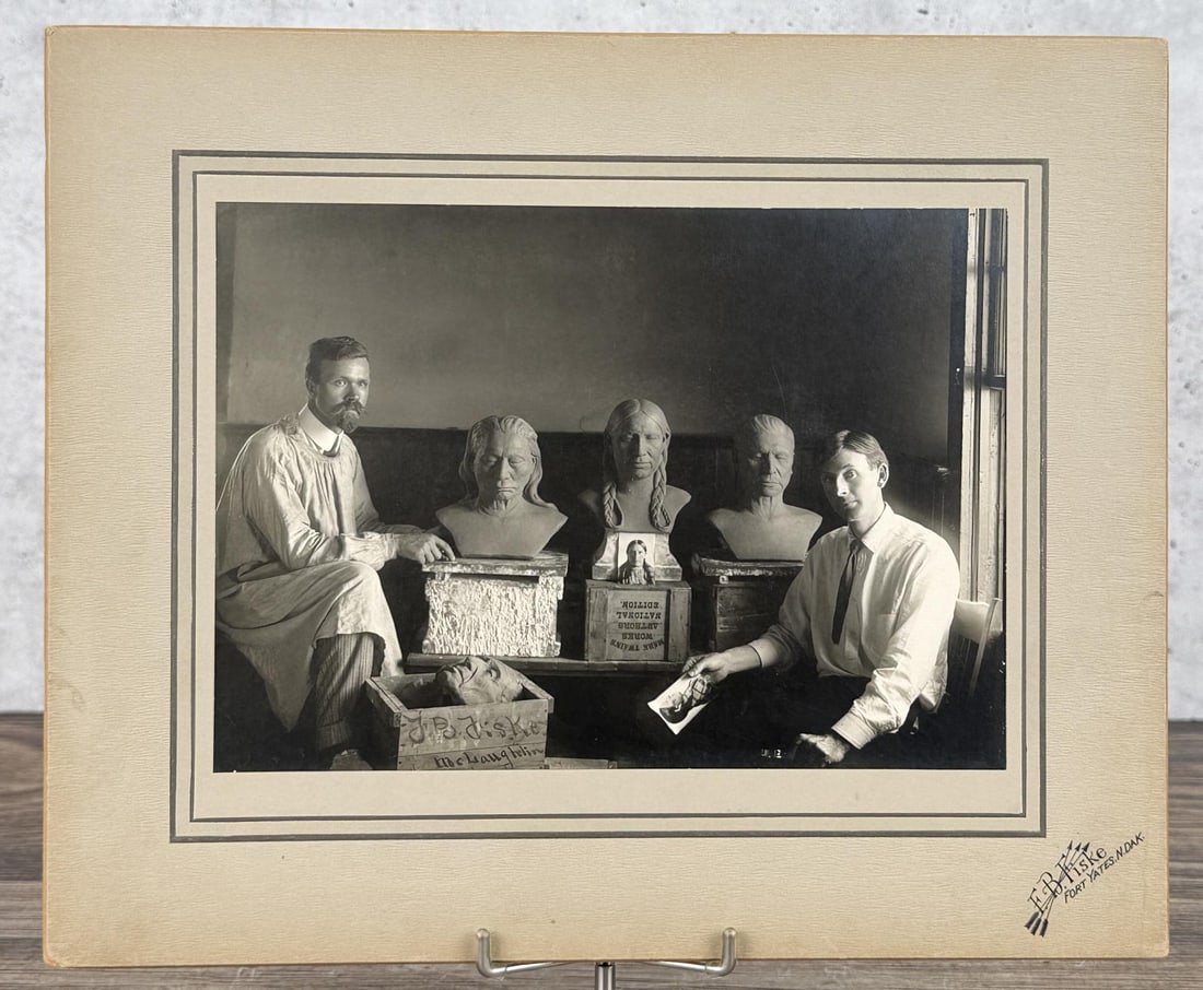 Frank Bennett Fiske Indian Artist Cabinet Photo - Jun 14, 2025 | Davis Brothers Auction In Mt