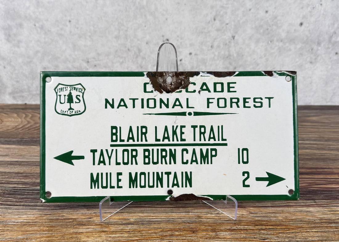 Usfs Forest Service Sign Cascade National Forest - Jul 12, 2025 | Davis ...