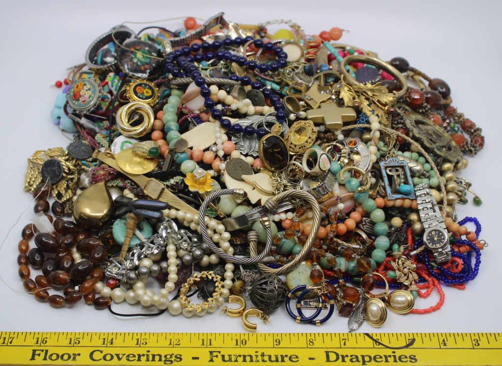 Large Lot Of Costume Jewelry