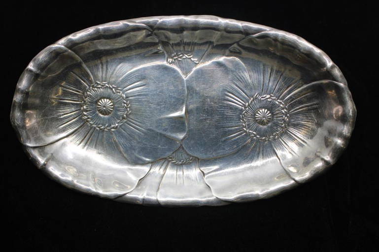 Vintage Wallace Sterling Silver Poppy Dish