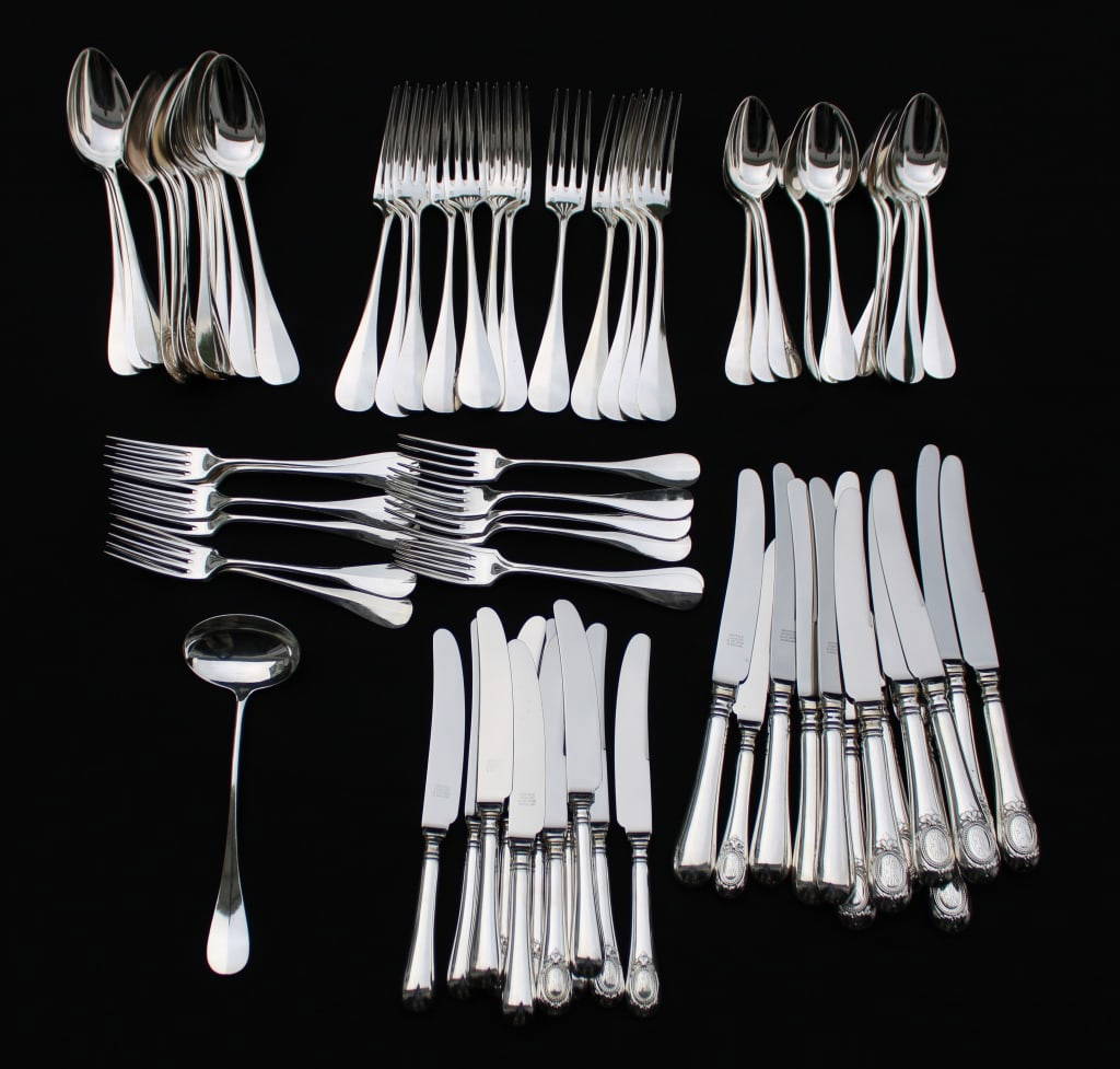 Christoffel Silver Plated Flatware Set Auction