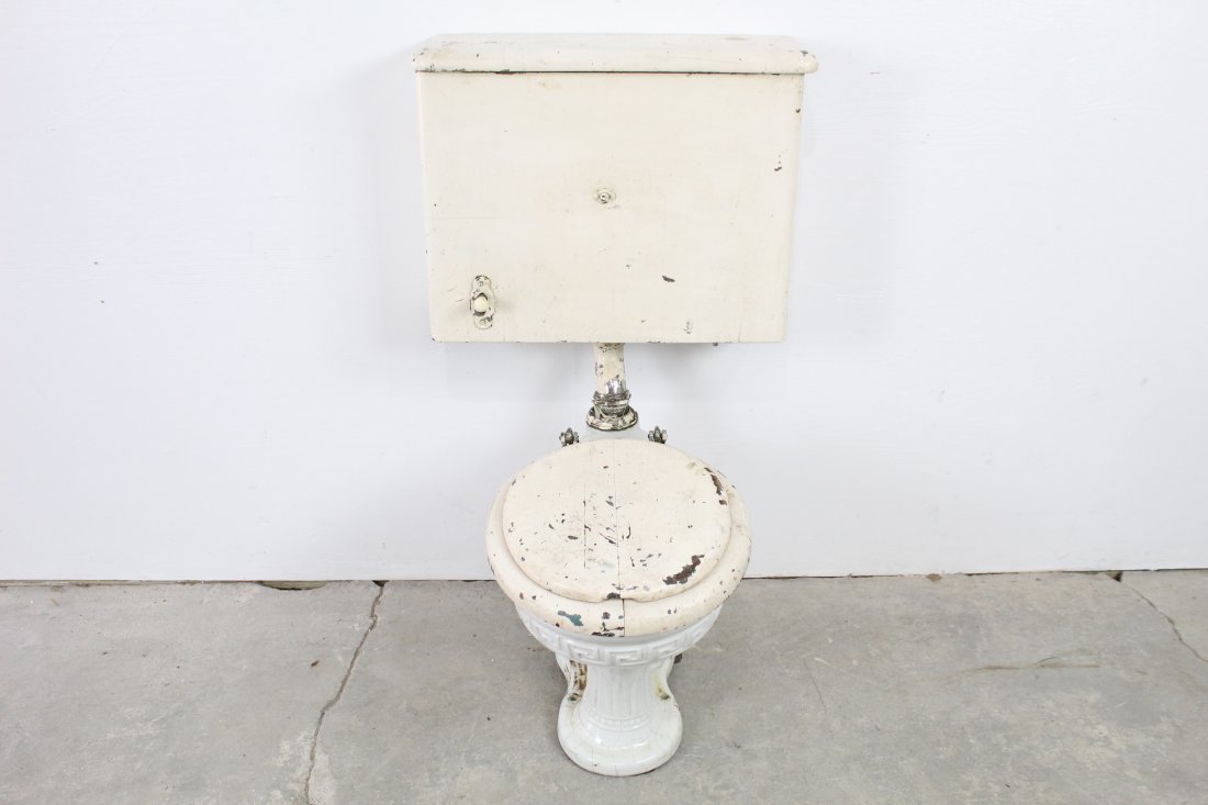 Rare Antique Haines Jones & Cadbury Toilet & Water Tank