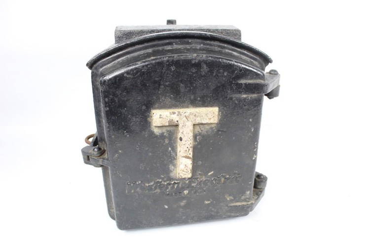 Western Electric Cast Iron Street Pole Telephone Box