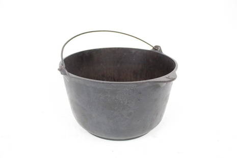 19th Century Cast Iron Famine Pot