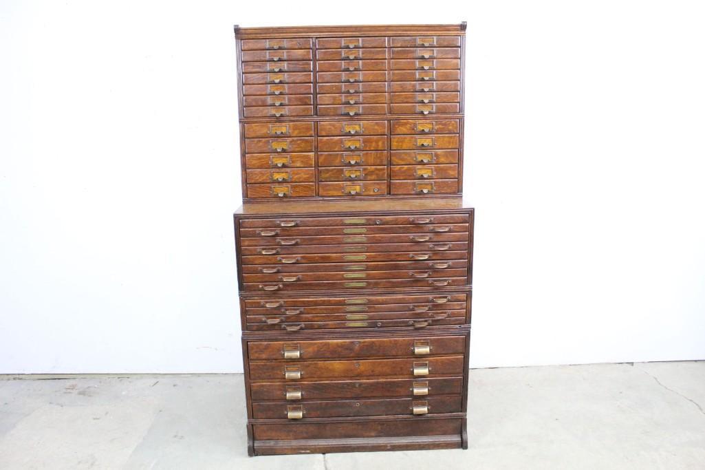 Yawman & Erbe Multi Drawer Stacking Cabinet,industrial