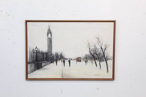 Anthony Klitz 1914 2000 London Landscape Painting