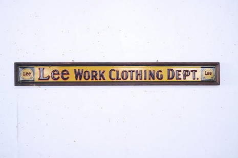 Vintage Lee Sign