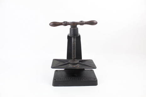 Antique Cast Iron Cigar Press