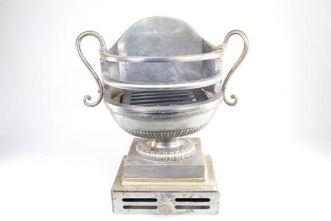 Regency Style Neoclassical Fire Grate In The Adams Design.