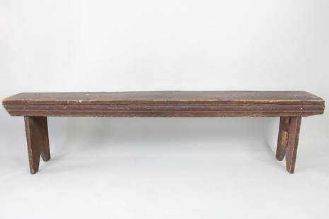 Wooden Primitive Bench
