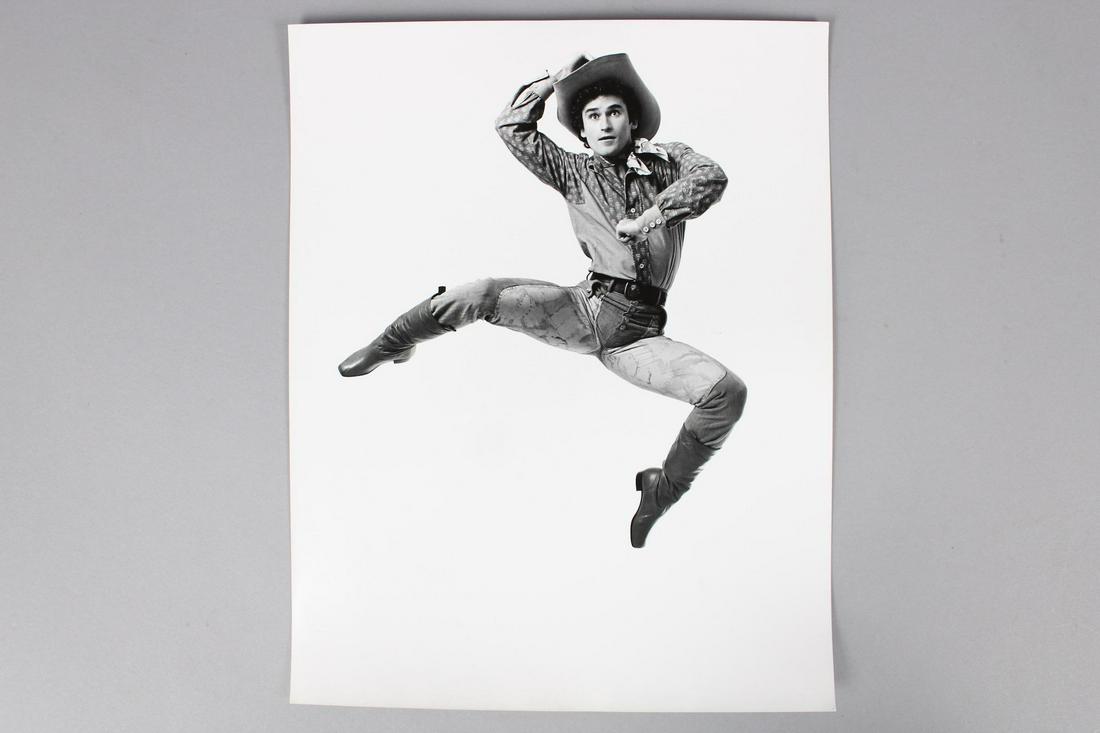 Jack Mitchell Photograph; Rodeo Cowboy Greg Huffman