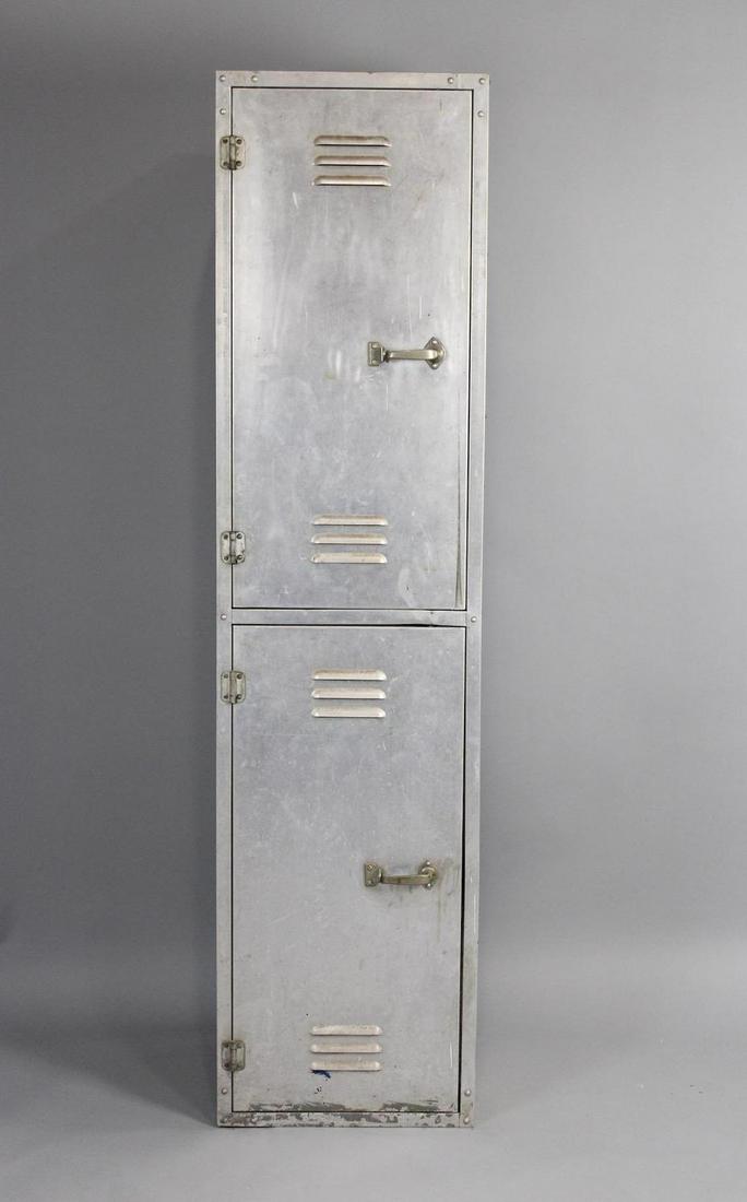 Industrial Aluminum Wwii Us Navy Locker Auction