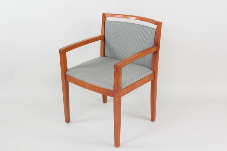 Knollstudio 'ricchio' Upholstered Wooden Armchair, Knoll