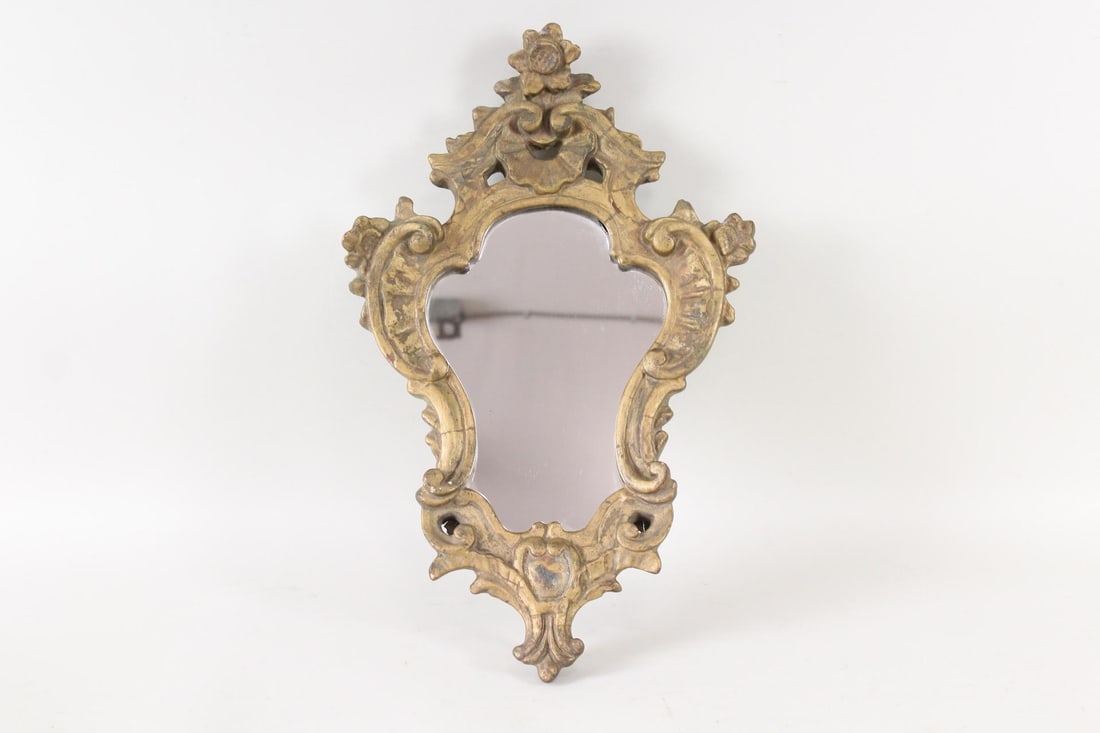 Carved & Gilt Borghese Mirror, Rococo Venetian Style Auction