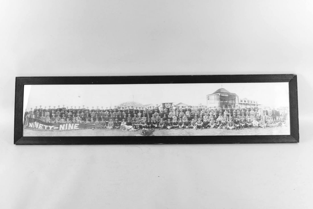 Panoramic Photo, Harvard Men Class Of 1899, Theatorium Auction
