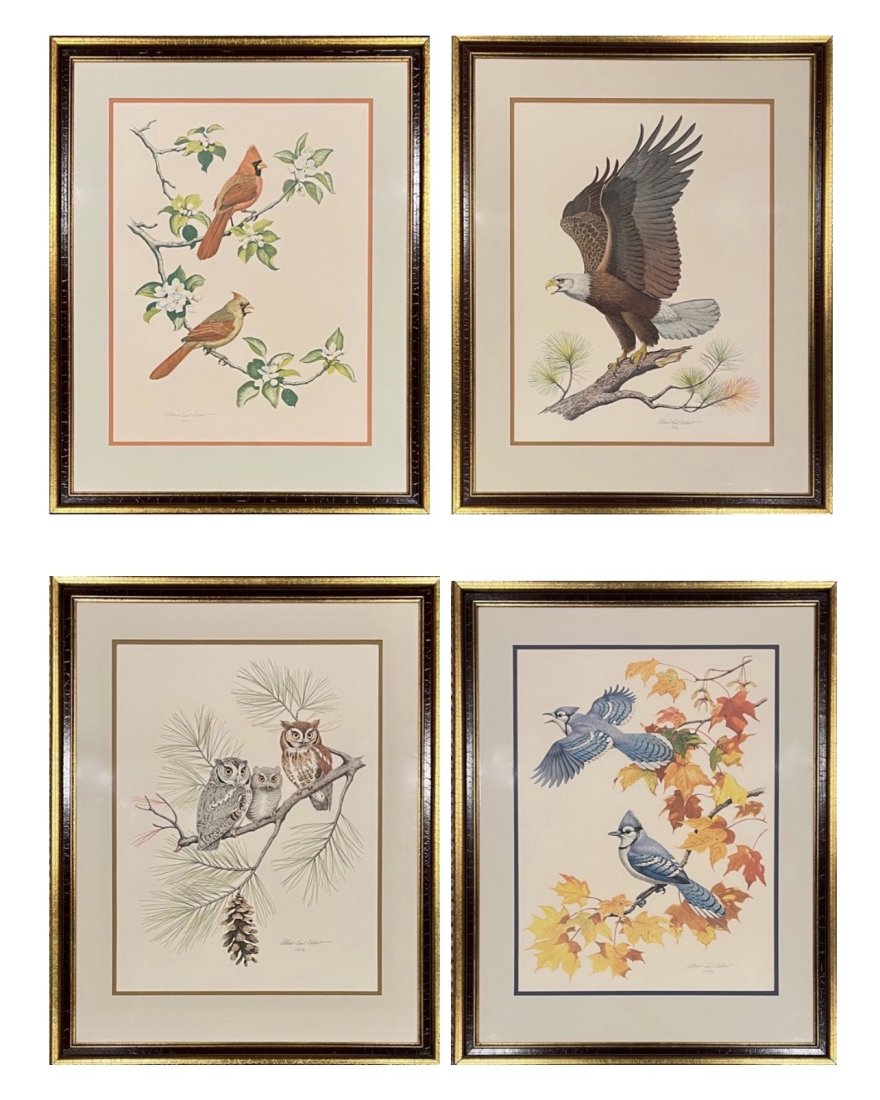Albert Earl Gilbert, Lot Of 4 Signed Prints