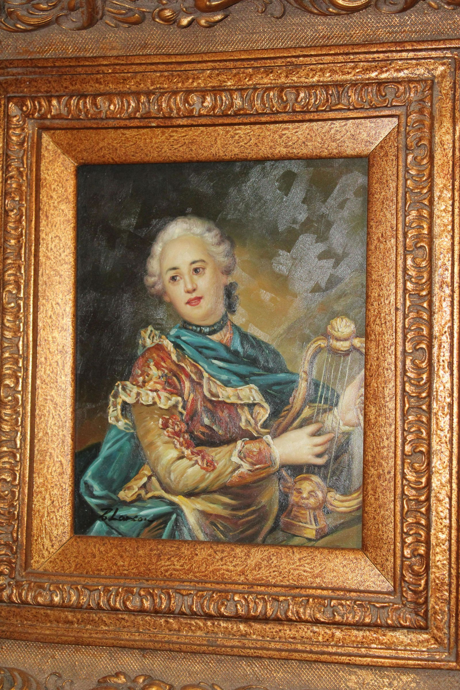 Oil Painting "lady Gwendoline"