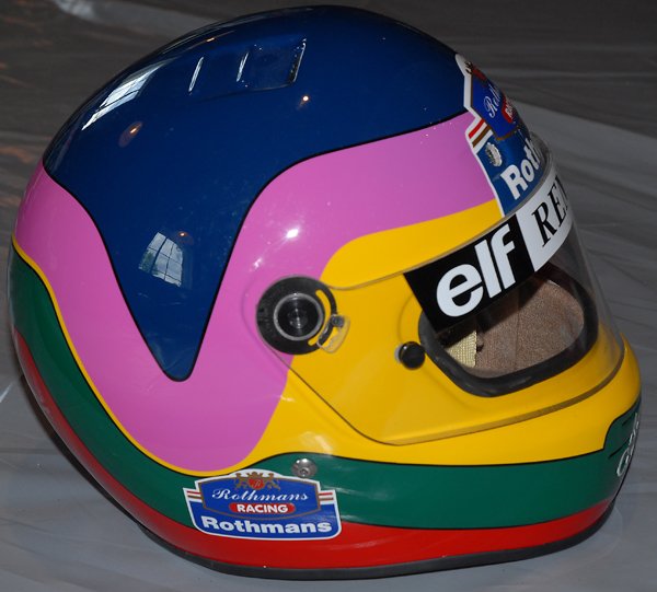693: Jacques Villeneuve Rothmans F1 Helmet Race Used