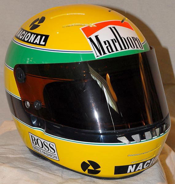 816: 1994 Ayrton Senna Rothmans F1 Helmet Replica