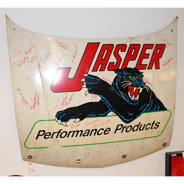 204: Jasper Nascar Hood Auto. By Ted Musgrave & Others