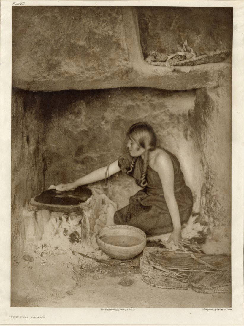 Edward Sheriff Curtis, The Piki Maker, 1906 Auction