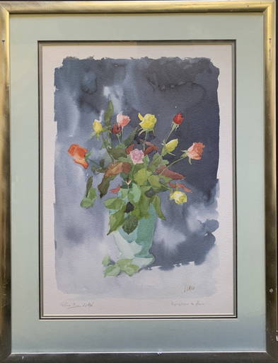 Pierre Jean Llado Signed Mixed Media