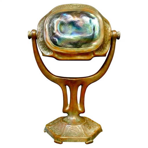 A Rare Tiffany Studios Turtleback Table Lamp