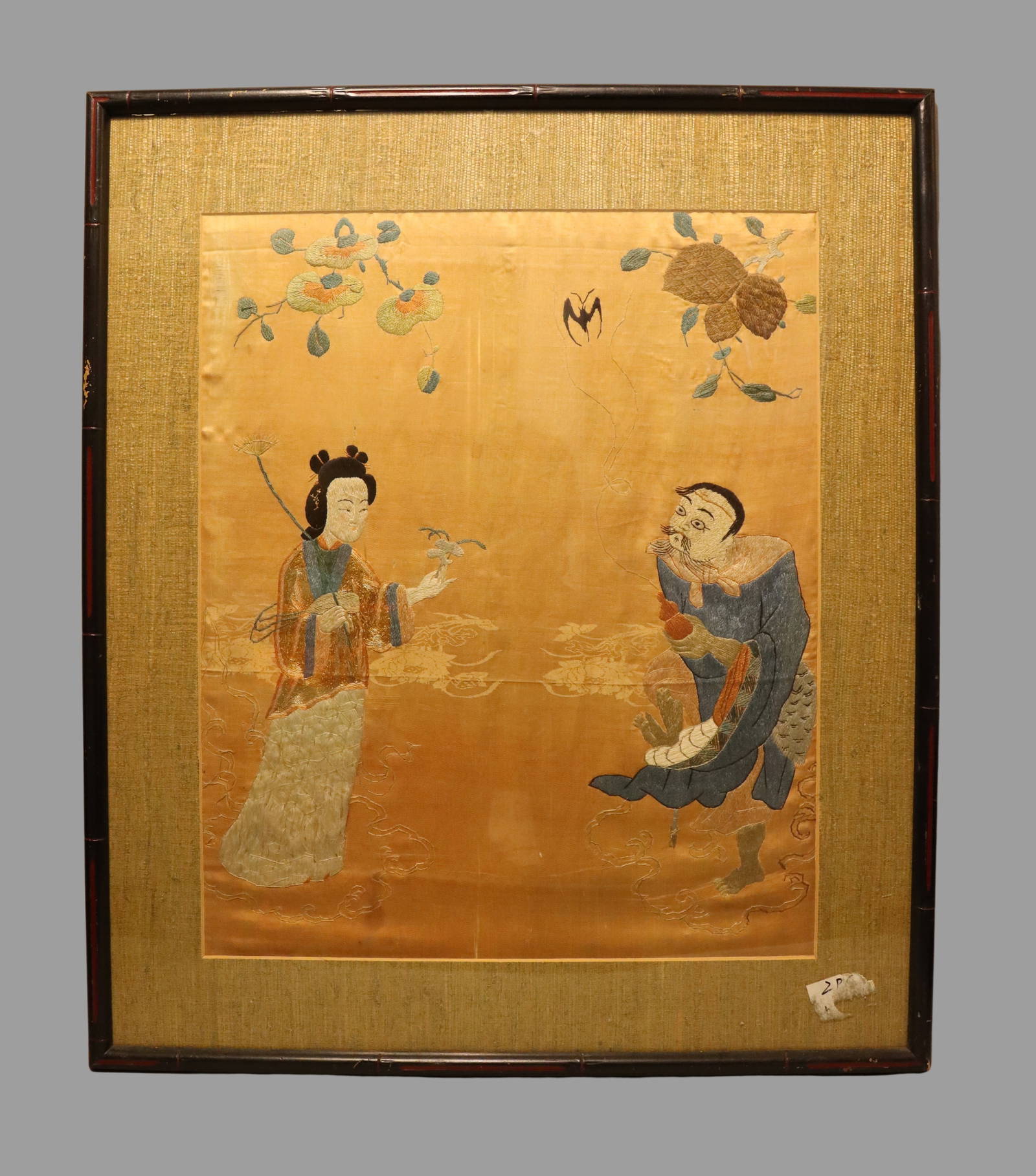 A Chinese Silk Embroidery Kesi Auction