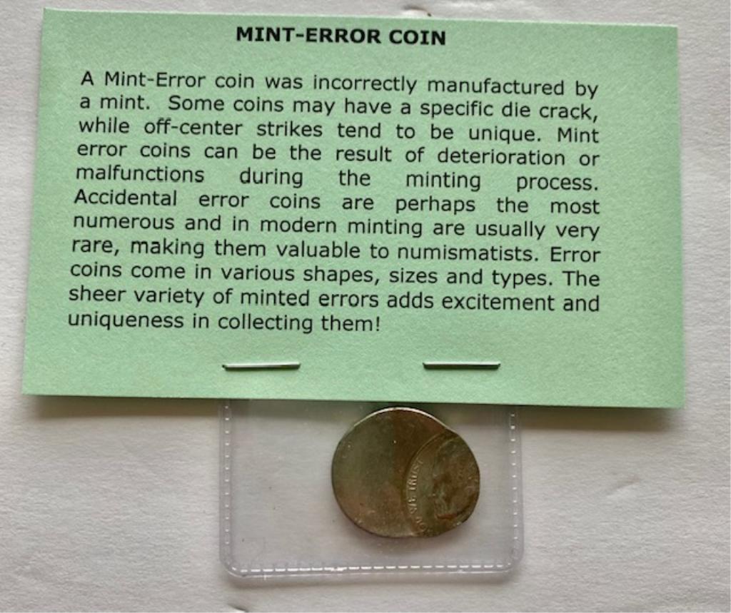 Mint Error Coin Nickel