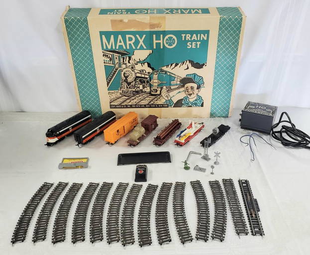 Marx HO Train Set in Original Box - Oct 20, 2021 | Berner's Auction in FL